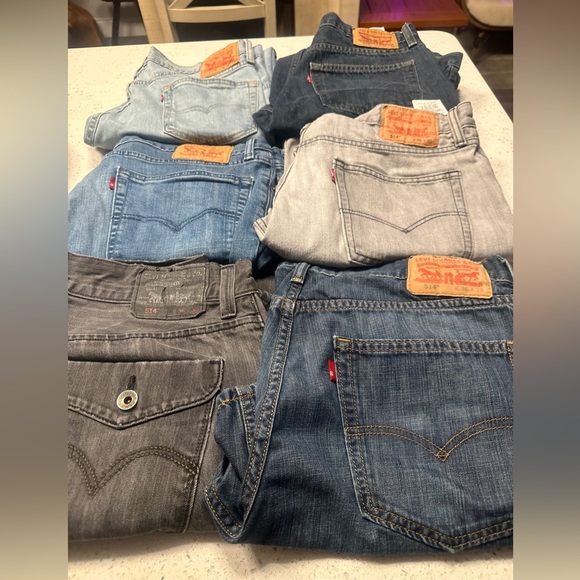 Levi's | Jeans | Lot Of 6 Rarely Worn Levis Brand 54 Jeans Range In ...